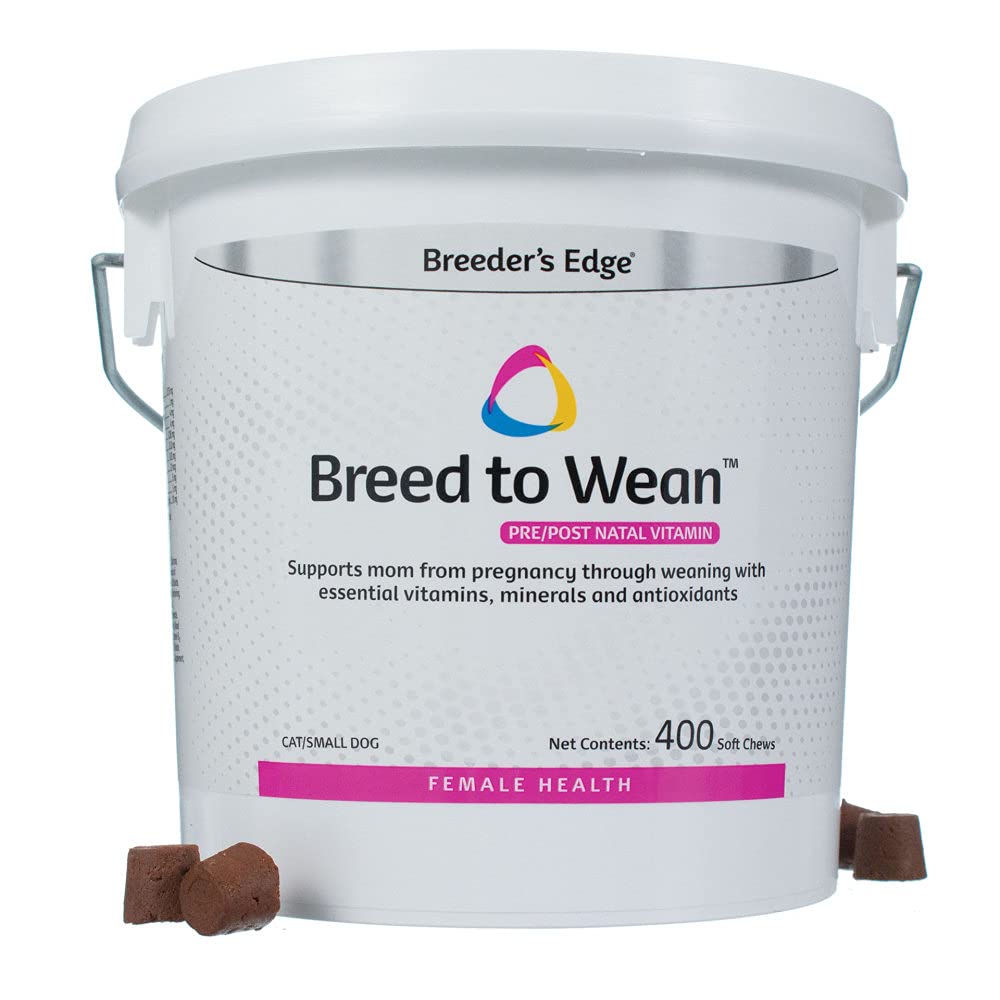 Revival Animal Health Breeder's Edge Breed to Wean Pre/Postnatal Vitamin for Cats/Small Dogs- 400 ct