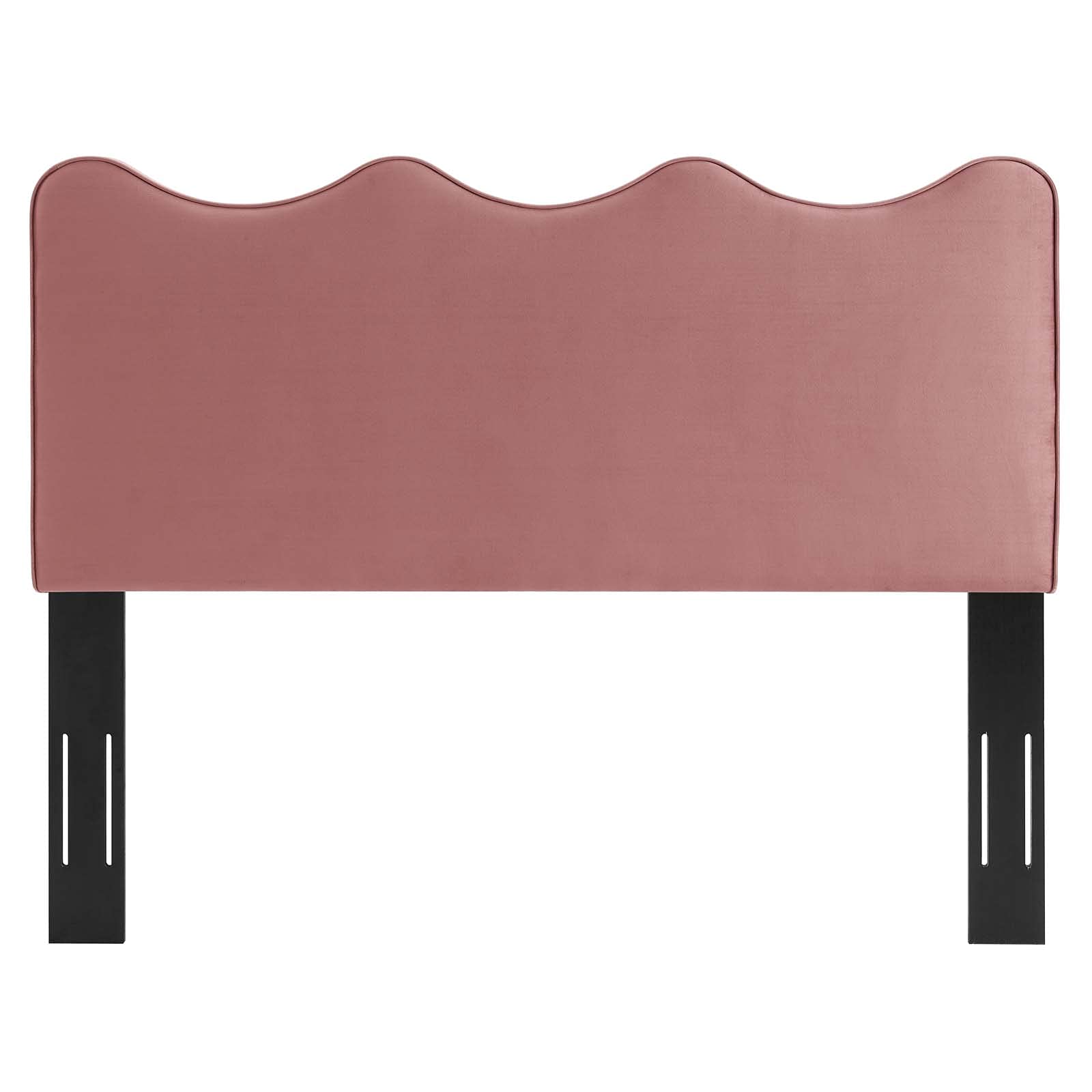 Modway Athena Performance Velvet Full/Queen Headboard in Dusty Rose