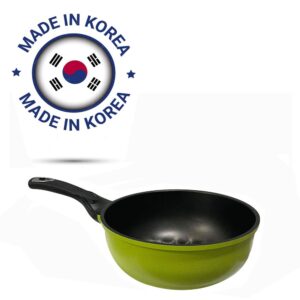 Prolinemax MADE IN KOREA - 3D Diamond Coating Nonstick Wok Frying Pan Cookware 8" (20cm)