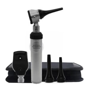 veterinary otoscope ophthalmoscope set, ear examination, professional diagnostic, vet otoscope set, otoscope for dogs, pet otoscope, canine otoscope, earache, ear canal exam, eardrum exam, premium