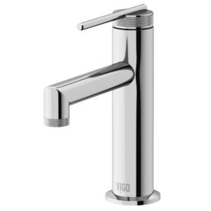 vigo sterling 7'' h single handle single-hole bathroom faucet in chrome-vg01049ch