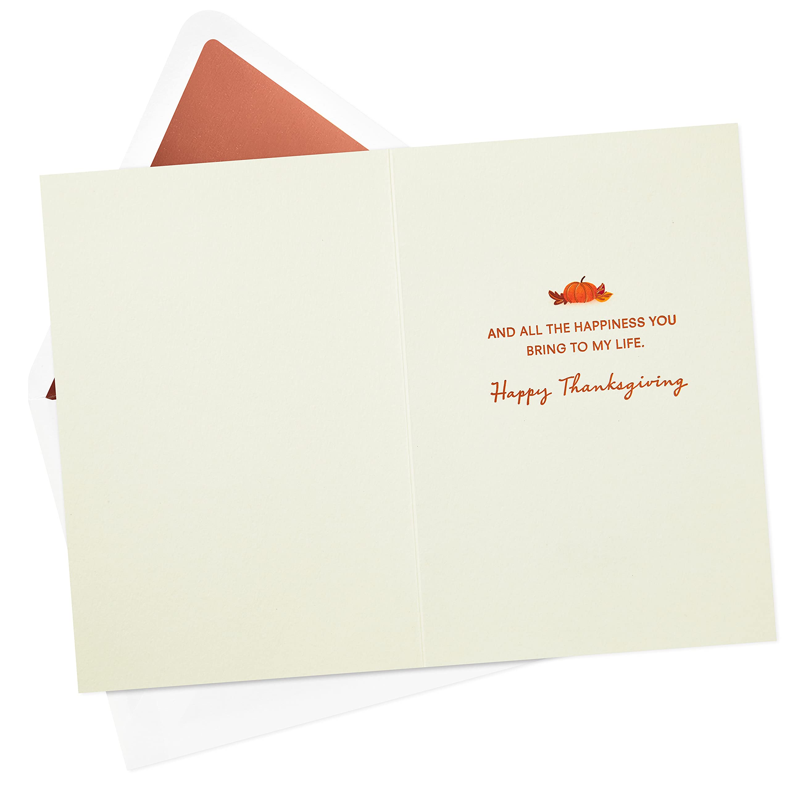 Hallmark Signature Peanuts Thanksgiving Card (Snoopy and Woodstock)