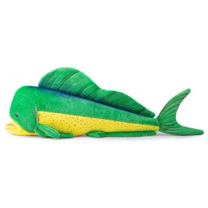 zhongxin made 17 inch fish stuffed animal - deep sea ghost saury giant fish pillow, mahi mahi ghost pipe fish plush as gift for your kids