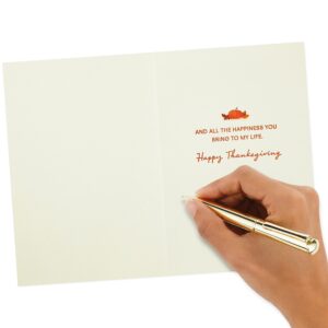 Hallmark Signature Peanuts Thanksgiving Card (Snoopy and Woodstock)