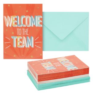 pipilo press 36 pack blank welcome to the team cards with envelopes, employee appreciation gifts (5 x 7 in)