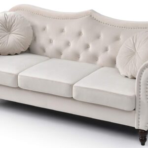 Glory Furniture Hollywood Sofas, Ivory