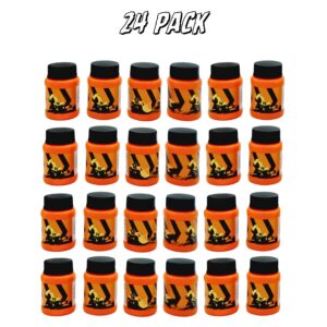 24 Pack Construction Themed Mini Bubbles Party Favors for Kids 1 FL oz. Construction Birthday Party Supplies, Dump Truck Decorations, Goodie Bag Fillers, Bulk Bubble Bottles for Kids Summer Toys