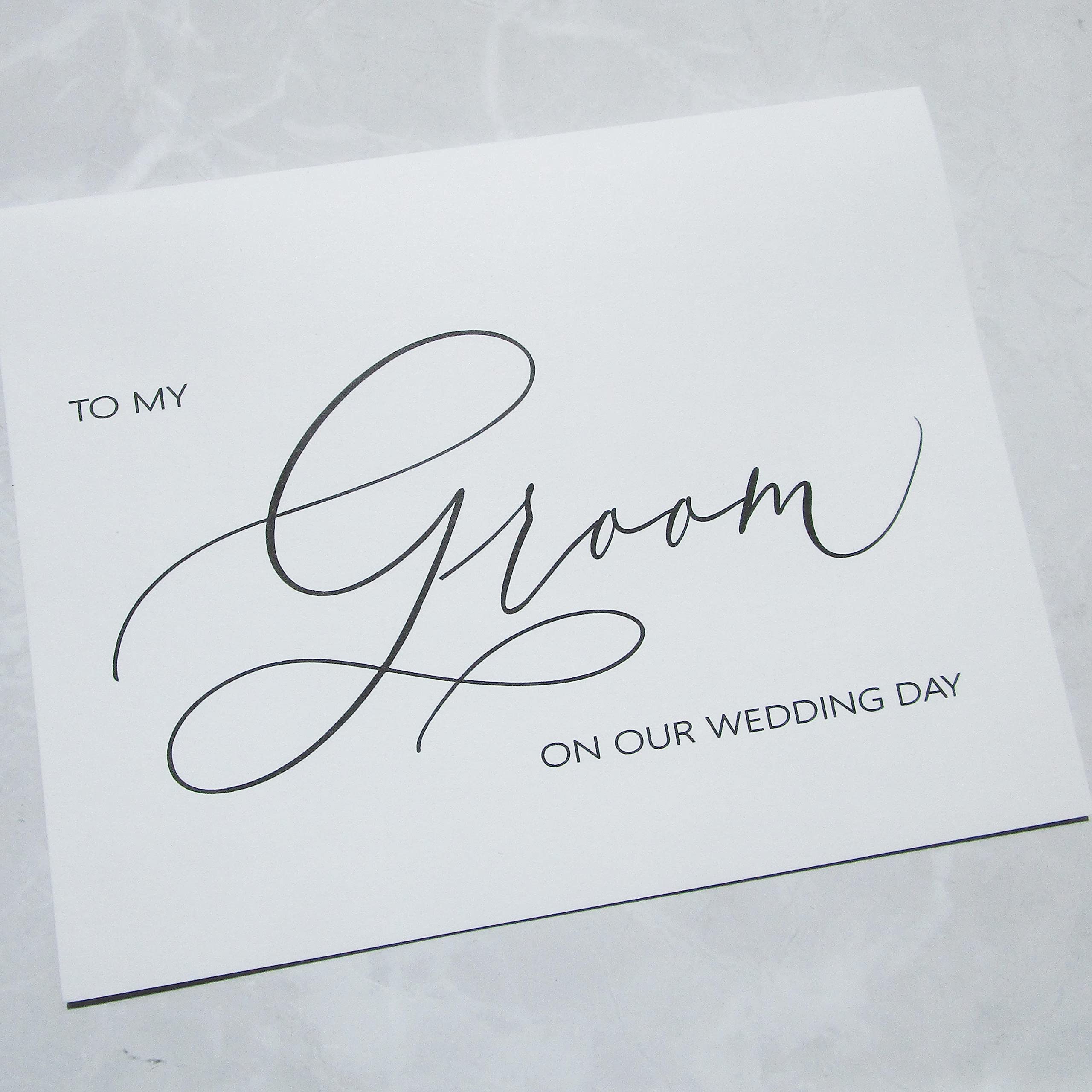 Moonrise Papery Wedding Day Cards, Bride and Groom, A2 Size, Shimmer Envelopes