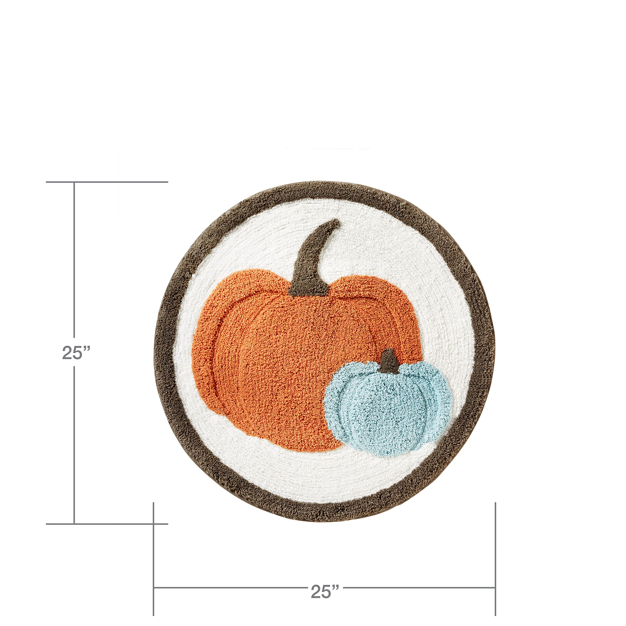 SKL Home Fall Nature's Harvest Rug for Bath/Kitchen, Multi