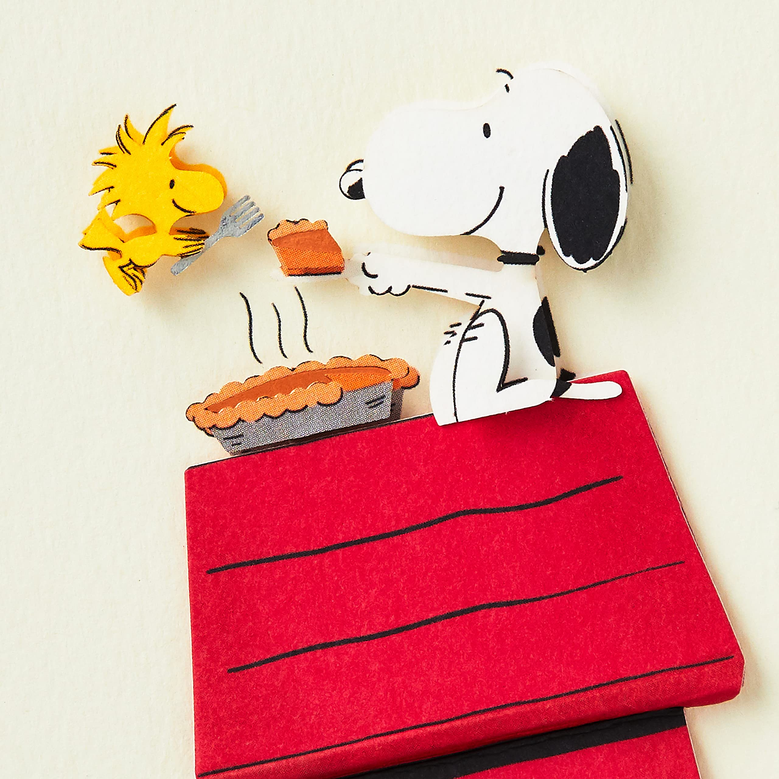 Hallmark Signature Peanuts Thanksgiving Card (Snoopy and Woodstock)