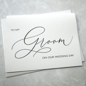 Moonrise Papery Wedding Day Cards, Bride and Groom, A2 Size, Shimmer Envelopes