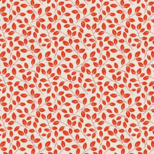 pbs fabrics japanese garden, quilting cotton by the yard, leaves, red