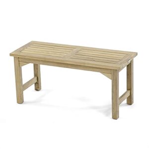 westminster teak 42-inch veranda backless bench