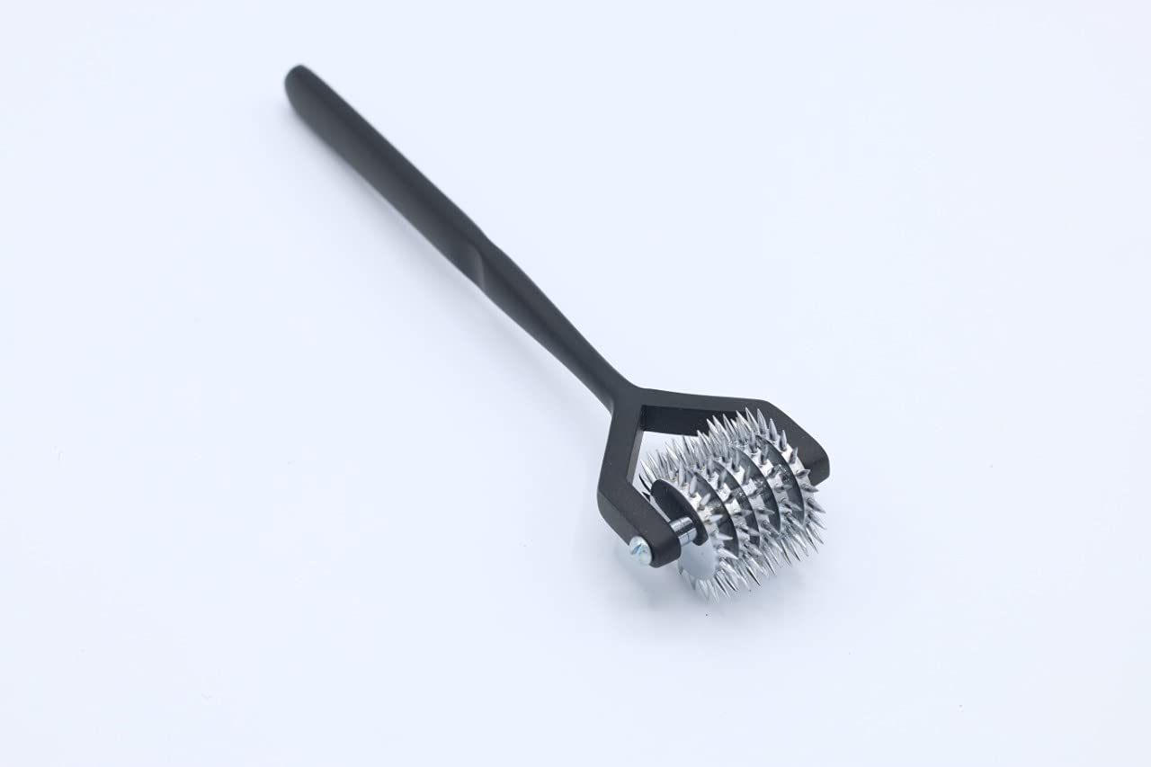 Wartenberg Neuro Pinwheel Stainless Steel 5 Head Diagnostic Instrument Pin Wheel - Black Coated