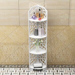 Intexca & Design MultiTier Bathroom Storage Corner Shelf Rack Organizer 4 Tier