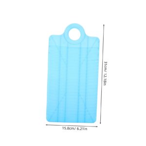 1pc Washboard Foldable Laundry Board Non- Slip Laundry Pad Household Clean Board Tools Compact Wash Board Laundry Washing Tool Travel Soft Rubber Laundry Mat Mini