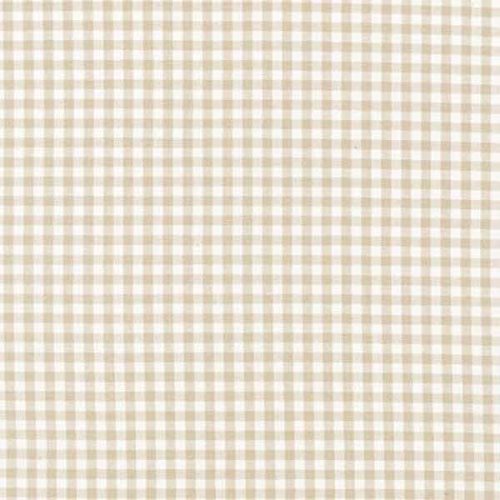 Robert Kaufman Carolina Gingham Check One Eighth Inch Sand