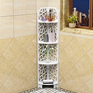 Intexca & Design MultiTier Bathroom Storage Corner Shelf Rack Organizer 4 Tier