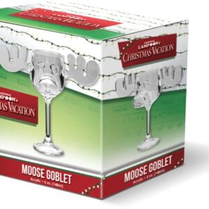 Spoontiques - National Lampoon’s Christmas Vacation Acrylic Moose Cup - Griswold Moose Mug - 4.5” - 6 Ounce,Clear