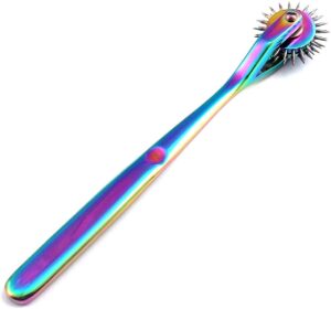 wartenberg neuro pinwheel stainless steel 2 head diagnostic instrument pin wheel - multi color rainbow