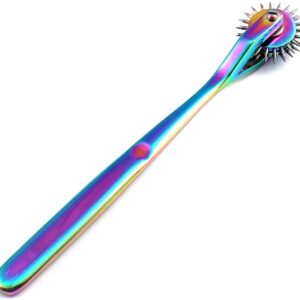 Wartenberg Neuro Pinwheel Stainless Steel 2 Head Diagnostic Instrument Pin Wheel - Multi Color Rainbow