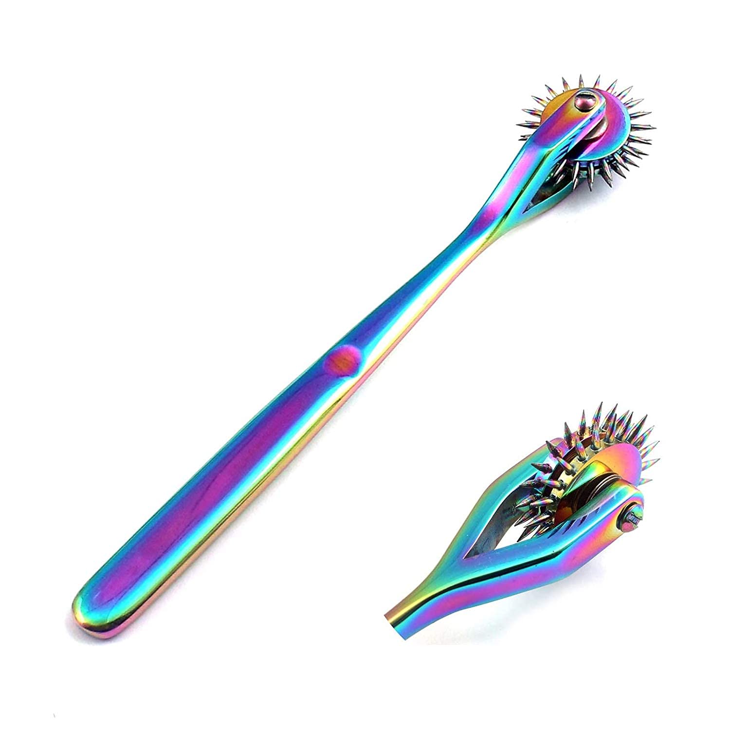 Wartenberg Neuro Pinwheel Stainless Steel 2 Head Diagnostic Instrument Pin Wheel - Multi Color Rainbow