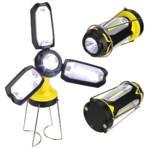 muti-function lantern,portable work lanterns, must have during hurricane, emergency, storms, outages, original collapsible camping work lights, dual carrying handles (batteries included)