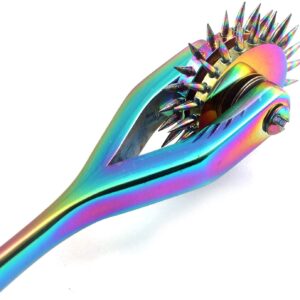 Wartenberg Neuro Pinwheel Stainless Steel 2 Head Diagnostic Instrument Pin Wheel - Multi Color Rainbow