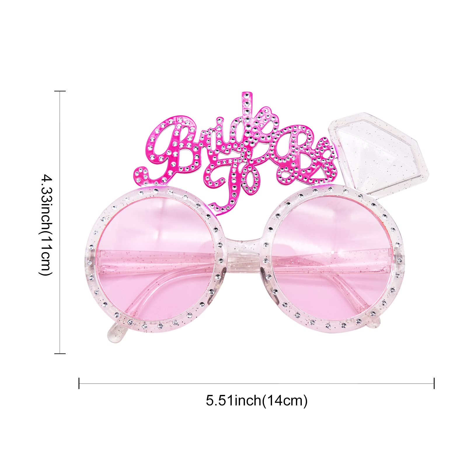 Bride to Be Glasses, Bachelorette Party Decorations Bridal Shower Decorations Bridal Shower Supplies