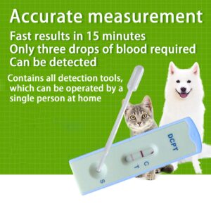 Pet Dog Pregnancy Pregnant Test Paper Strip,Fast and Accurate Detection Includes All Required Accessories,for Dog Cat Veterinaria Disposable Pet Clinic Equipment (3PCS)