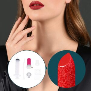 HEALLILY DIY Lipstick Mold Silicone Lipstick Mold Making Tool Makeup Cosmetics Lipstick Mould Homemade Lipstick Tube Diy Mold Crafts 4pcs