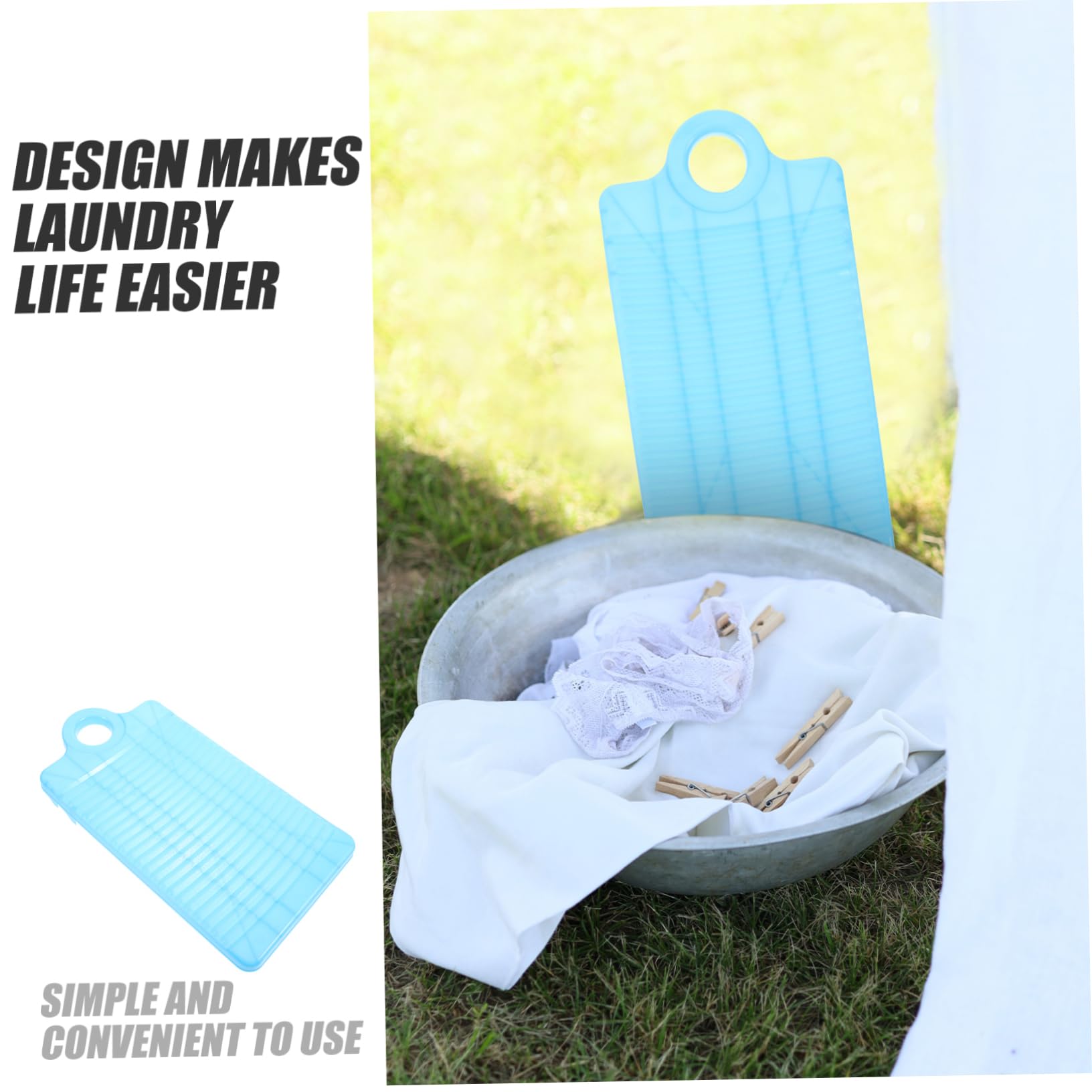 1pc Washboard Foldable Laundry Board Non- Slip Laundry Pad Household Clean Board Tools Compact Wash Board Laundry Washing Tool Travel Soft Rubber Laundry Mat Mini