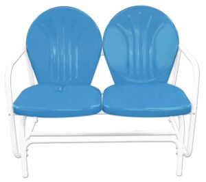 leigh country tx 93515 azure/white retro double glider