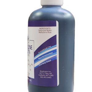 Methylene Blue, 1% USP (Pharmaceutical) Grade, 250 mL (8.4 fl oz); 3rd Party Tested