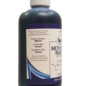 Methylene Blue, 1% USP (Pharmaceutical) Grade, 250 mL (8.4 fl oz); 3rd Party Tested