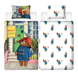 paddington bear friends single duvet cover set