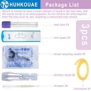 Pet Dog Pregnancy Pregnant Test Paper Strip,Fast and Accurate Detection Includes All Required Accessories,for Dog Cat Veterinaria Disposable Pet Clinic Equipment (3PCS)