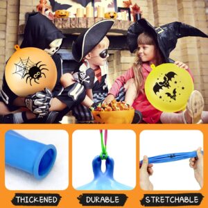 ZMCINER 36 PCS Halloween Punch Balloons, Halloween Punching Balloons Party Favor Supplies Decorations, Goodie Bag Filler, Trick or Treat Game, Halloween School Classroom Game (6 Themes)