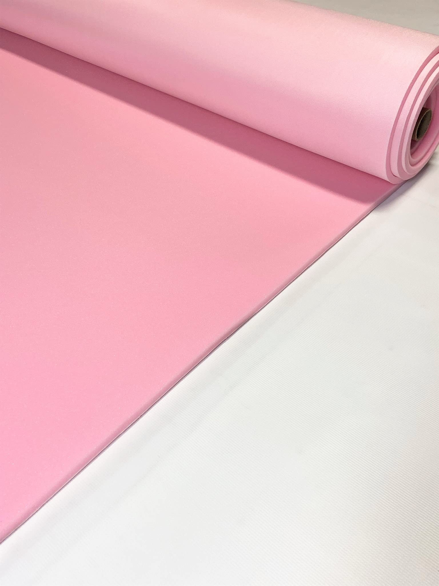 USA Fabric Store 1/2 in Pink Sew Foam Scrim Cloth Backed Premium Pleating Padding Upholstery 57 in Wide by The Yard