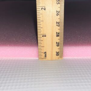 USA Fabric Store 1/2 in Pink Sew Foam Scrim Cloth Backed Premium Pleating Padding Upholstery 57 in Wide by The Yard