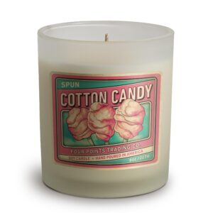 four points trading co. cotton candy 8 oz scented soy aromatherapy candle w/jar