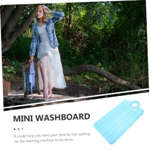 1pc Washboard Foldable Laundry Board Non- Slip Laundry Pad Household Clean Board Tools Compact Wash Board Laundry Washing Tool Travel Soft Rubber Laundry Mat Mini