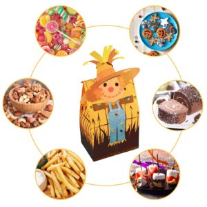 TOXOY Halloween Treat Bags, 30 PCS Halloween Candy Paper Favor Bags 12 Styles Individual Halloween Trick or Treat Goodie Bags for Kids Halloween Party Decoration Supplies