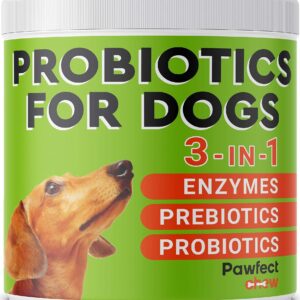 PAWFECTCHEW Dog Pee Grass Restore + Probiotics for Dogs Bundle - Dog Urine Neutralizer for Grass Burn Spots, Lawn Repair - Allergy Relief Dog Probiotics Chews + Digestive Enzymes - Made in USA