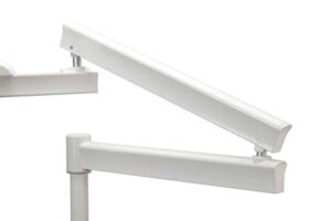 dci 8733lt flex arm, post mount, with light counterbalance spring, 50", white