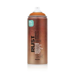 montana cans effect rust spray paint, 400ml, orange brown