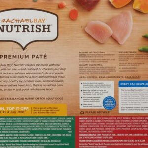 Rachael Ray Nutrish Premium Pate Wet Dog Food, Chicken and Beef Variety Pack, 13 Ounce Cans (Pack of 12)