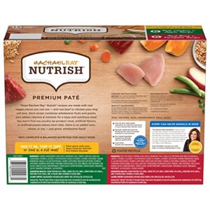 Rachael Ray Nutrish Premium Pate Wet Dog Food, Chicken and Beef Variety Pack, 13 Ounce Cans (Pack of 12)