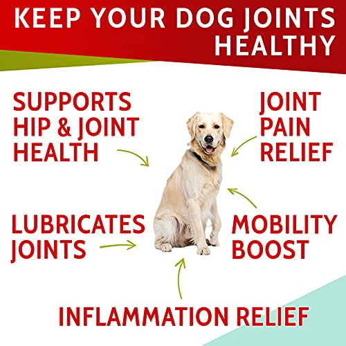 PAWFECTCHEW Glucosamine Dog Treats for Picky Eaters - Joint Supplement w/Chondroitin, MSM, Omega-3 - Joint Pain Relief - Advanced Formula - Chicken Flavor - 180 Ct - Made in USA