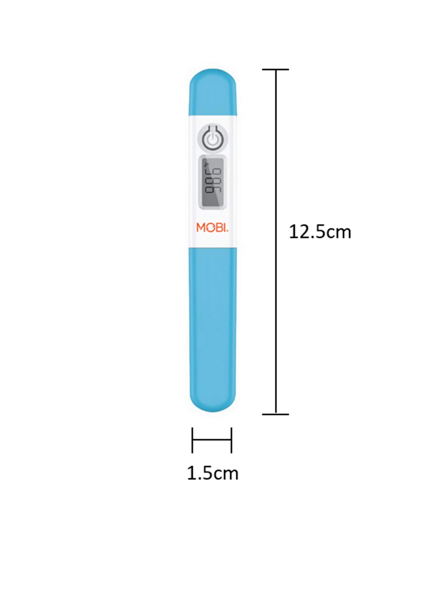 MOBI Digital Health Thermometer Oral, Underarm & Rectal, Thermometer for Adults, Oral Thermometer for Fever, Rectum Armpit Reading Thermometer for Baby Kids and Adult, 3 Pack